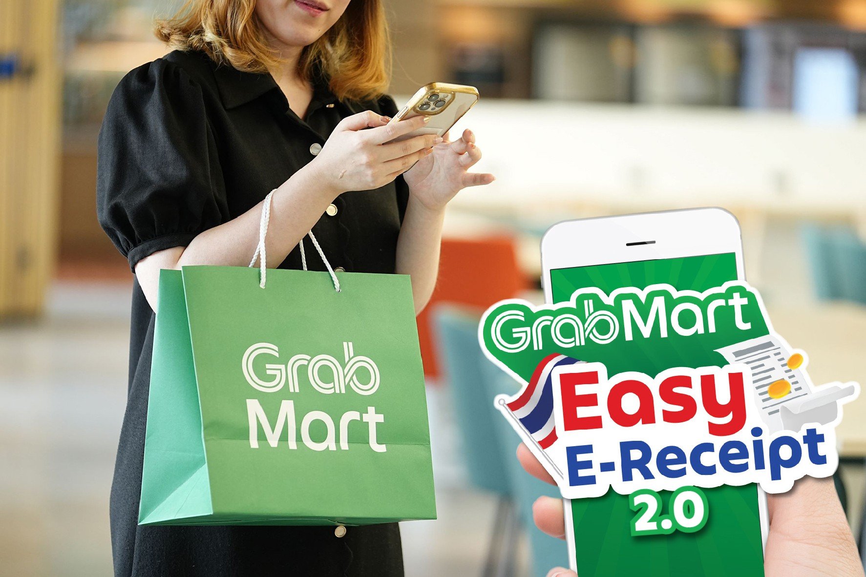 แกร็บมาร์ท ขานรับมาตรการ “Easy E-Receipt 2.0” ผุดแคมเปญลดคุ้ม 3 ต่อ ชวนช้อปลดหย่อนภาษีปี 68 ...
